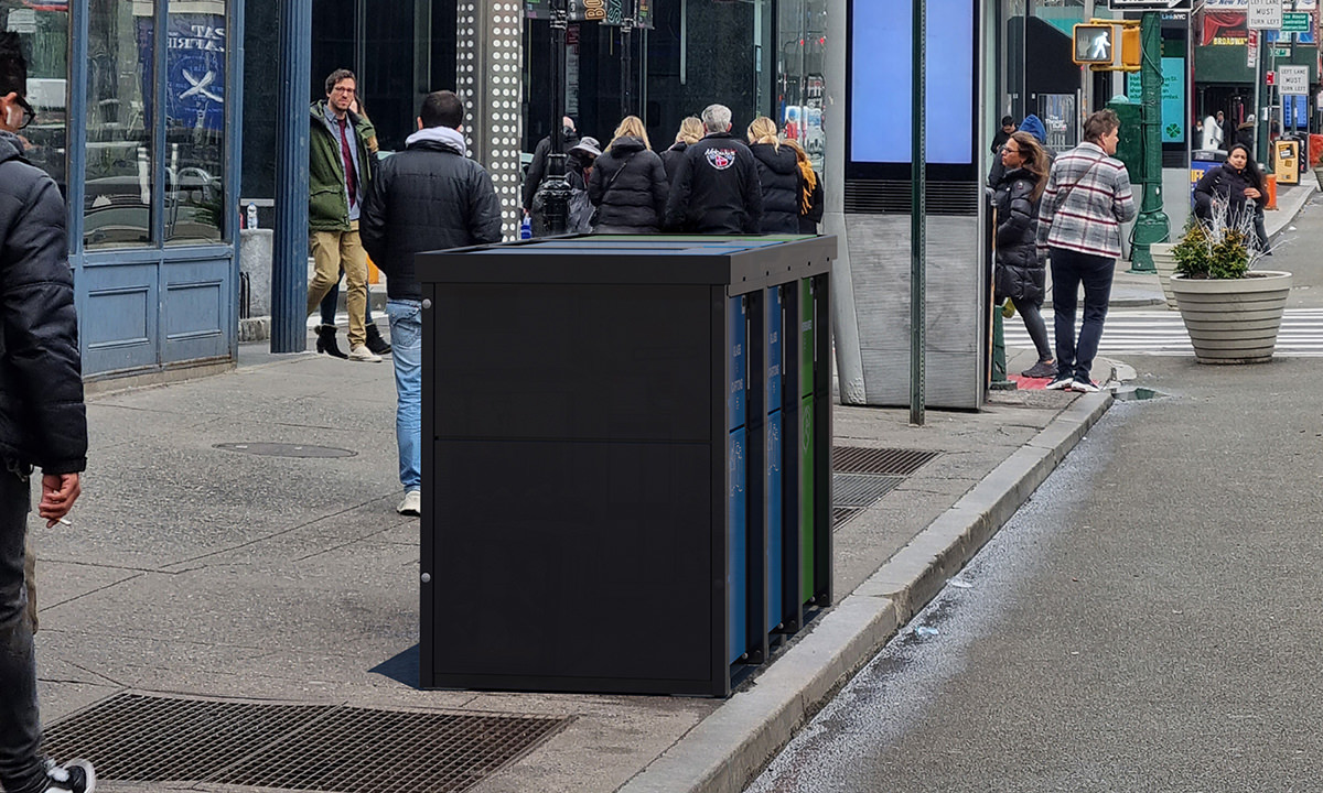 Cart Recycling & Trash Container Housings