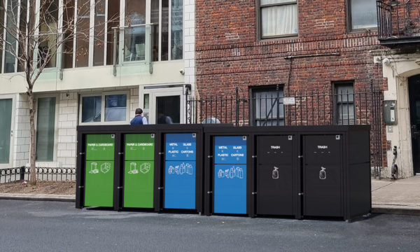 Cart Recycling & Trash Container Housings