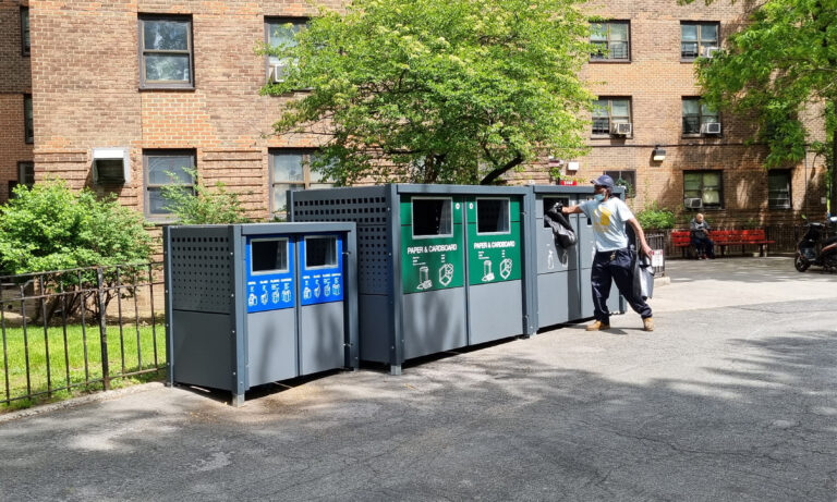 Dumpster & Cart Bin Enclosures for Garbage & Recycling