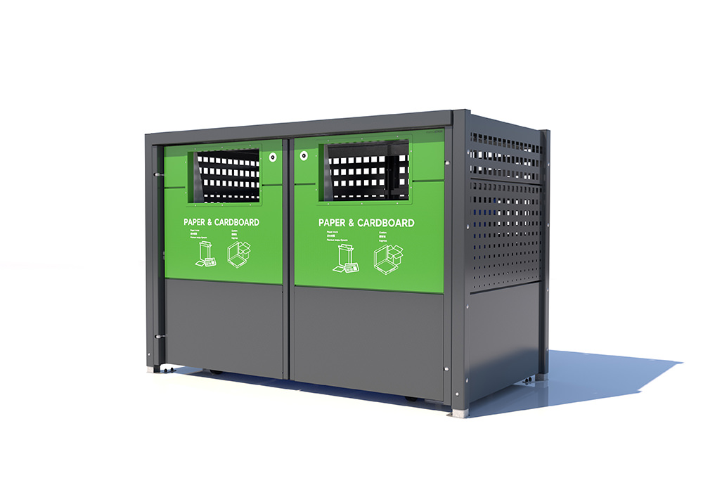 Dumpster & Cart Bin Enclosures for Garbage & Recycling