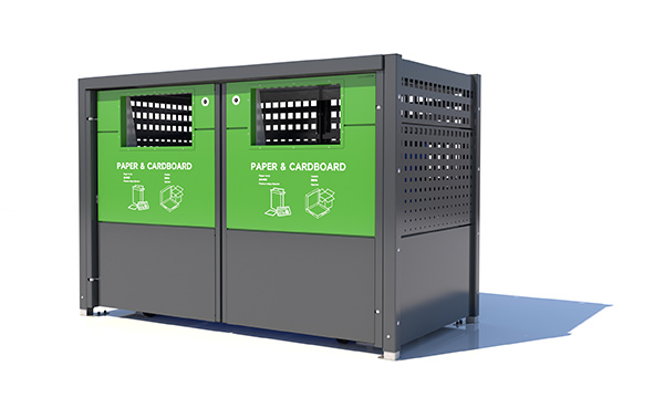 Zero Waste Infrastructure Trash & Recycling Collection Stations