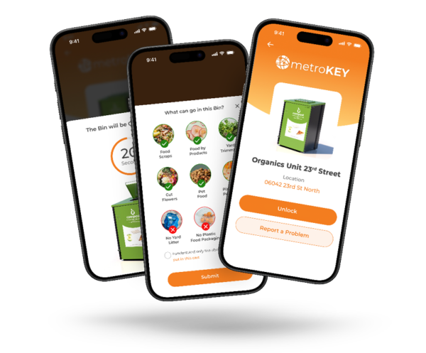 The smartphone app for minimized food scrap contamination - metroSTOR US