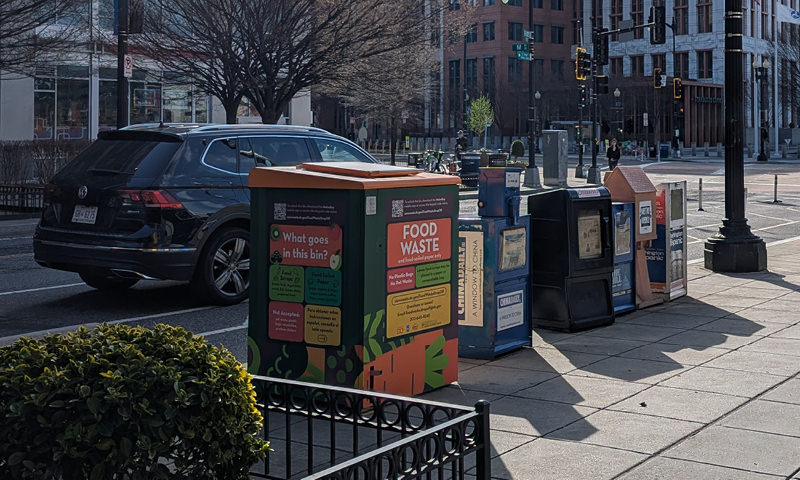 metroSTOR Work Across DC to Install Food Waste Smart Bins